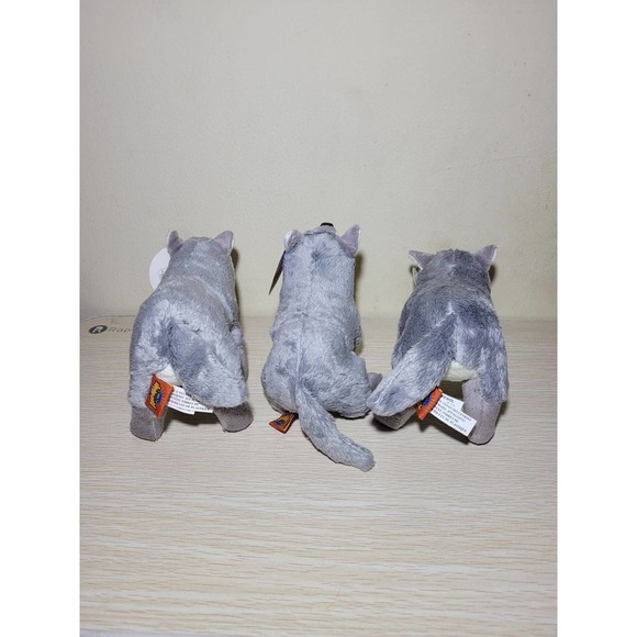 Toys | Wolf Pack Plush Pounce Pals Adventure Planet Stuffed Animals ...